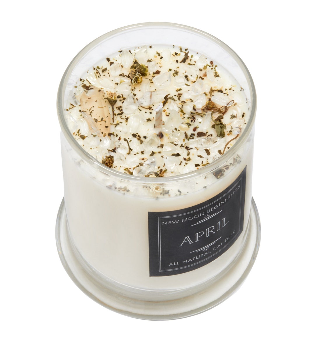 April Candle - Handmade Birthstone & Birth Month Candle - April ...