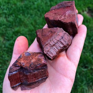 Raw Red Tiger Eye Stone - Rough Red Tigers Eye Crystal - Red Tigers Eye ...