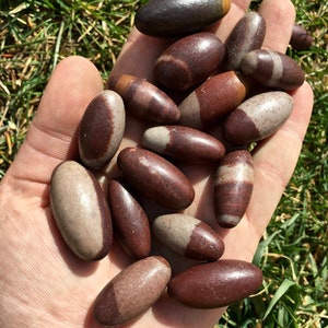 Shiva Lingam Tumbled Stone - Multiple Sizes Available - Small Shiva ...