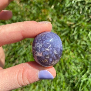 Grape Agate Tumbled Stone - Multiple Sizes Available - Polished Grape ...