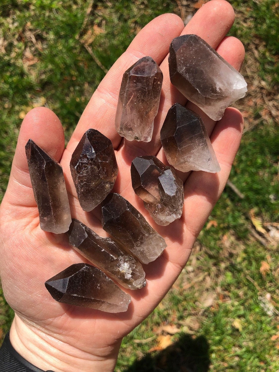 Raw Smoky Quartz Point Crystal Raw Smoky Quartz Crystal - Etsy