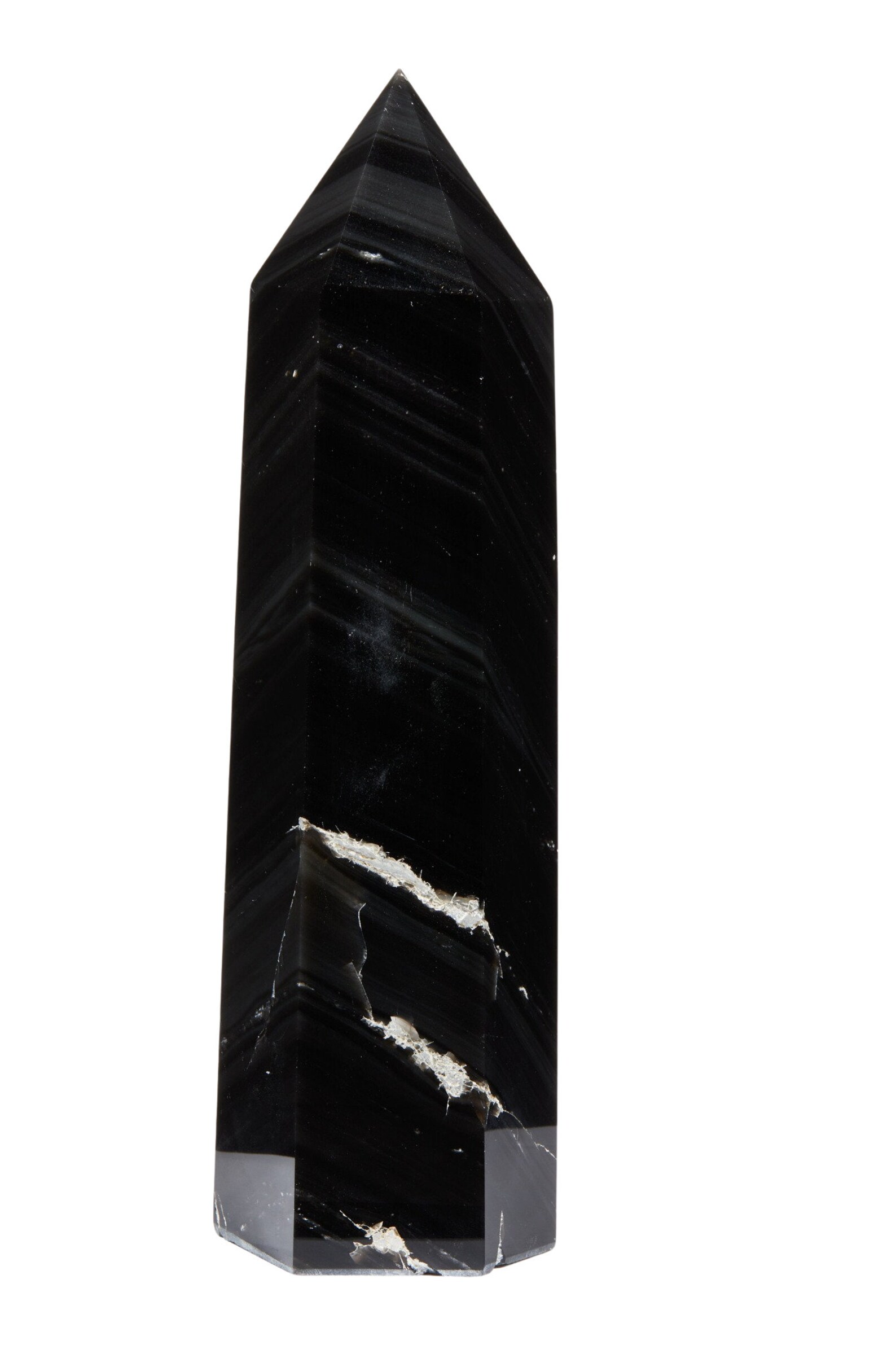 Black Obsidian Stone Point Black Obsidian Crystal Point - Etsy