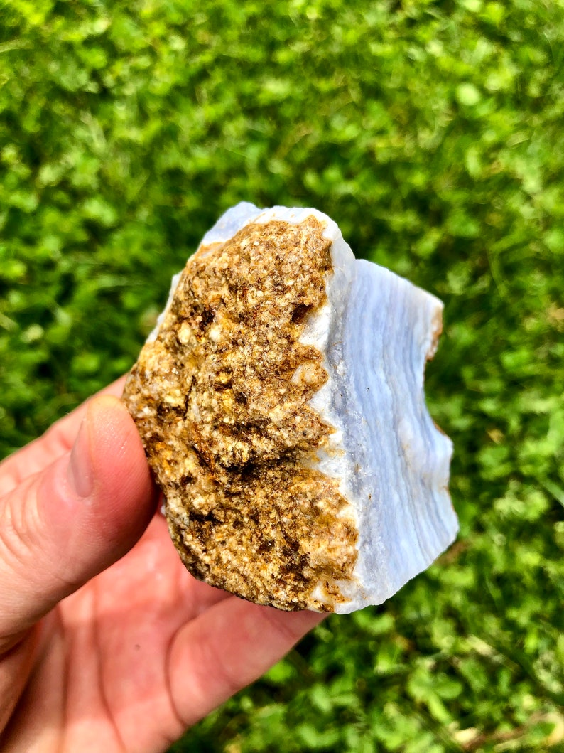 Raw Blue Lace Agate Stone Rough Blue Lace Agate Healing - Etsy