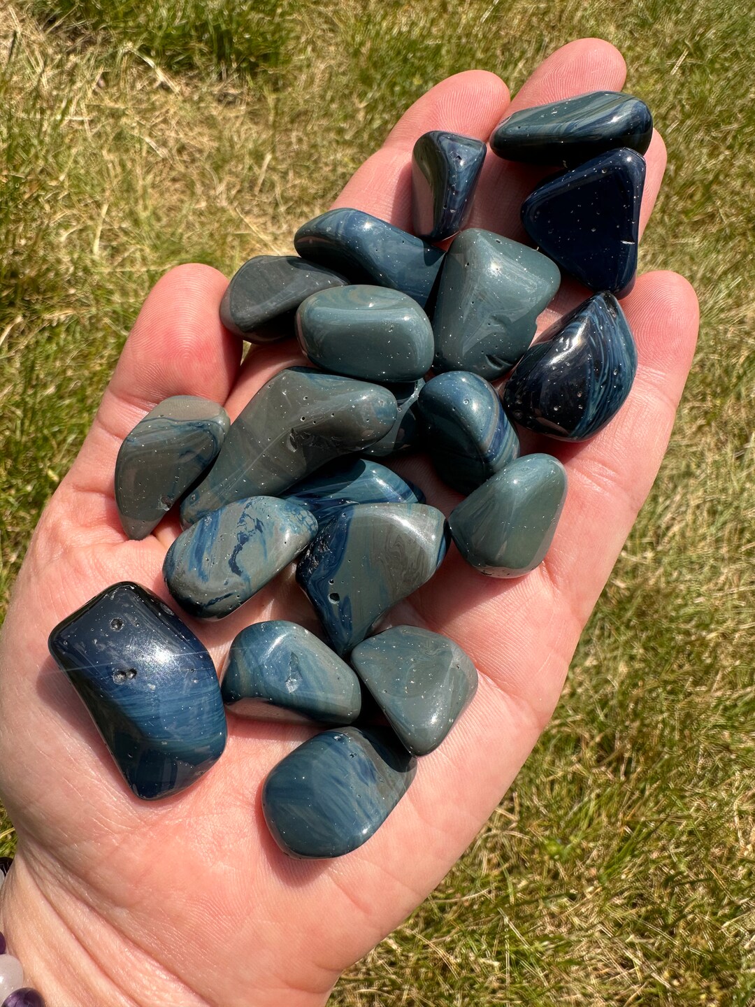 Sieber Agate Tumbled Stone - Polished Sieber Agate - Copper Smelting ...