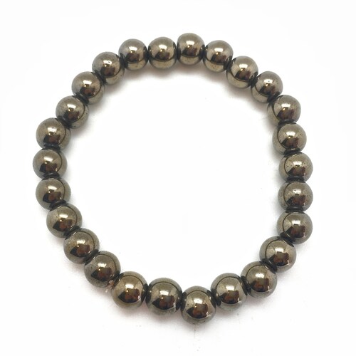 Larvikite Bracelet 8mm Elastic Bracelet Healing Crystals and | Etsy