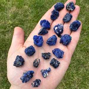 Raw Azurite Crystal - Rough Azurite Malachite Stone - Raw Azurite ...