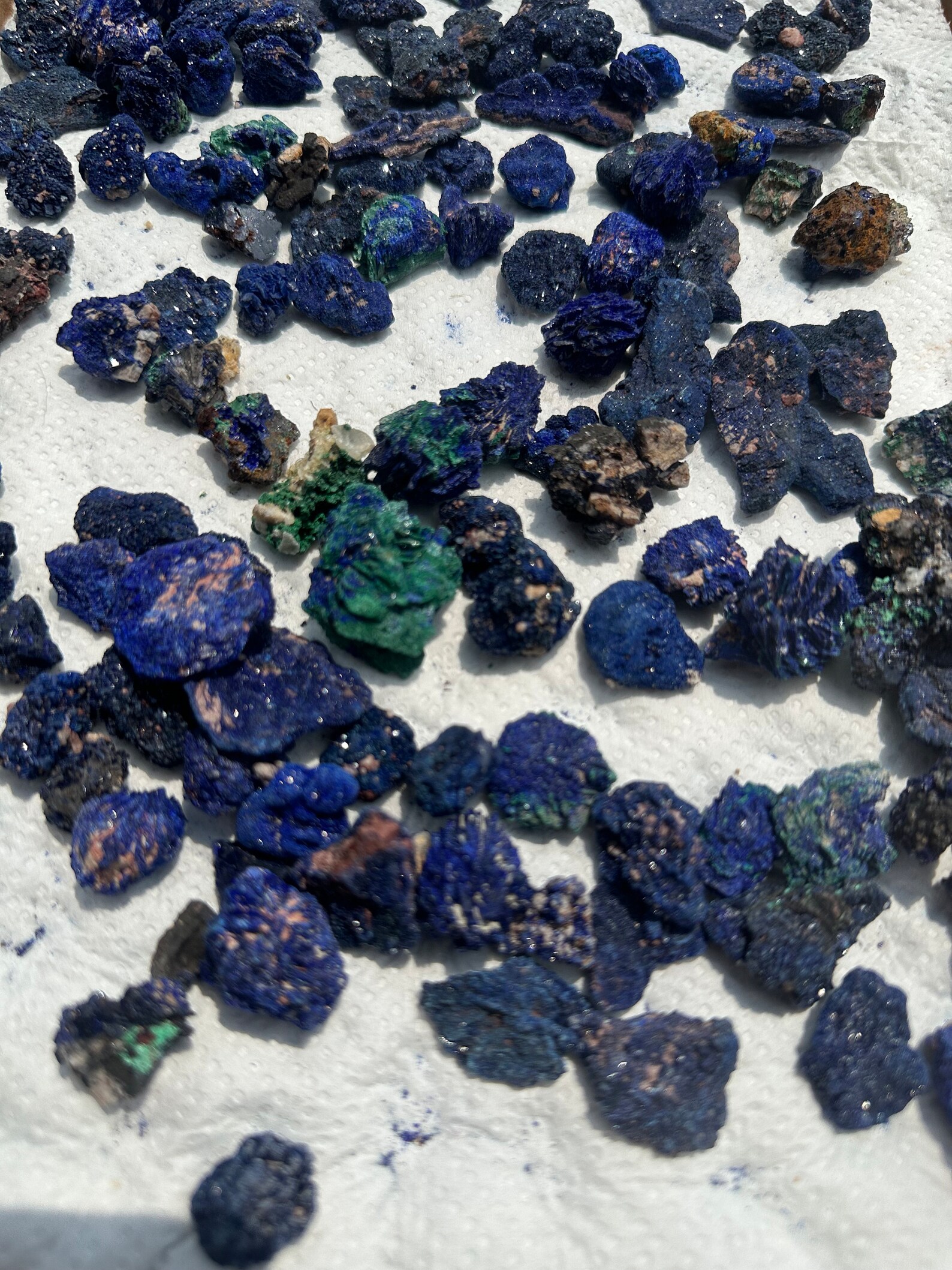 Raw Azurite Crystal Rough Azurite Malachite Stone Raw Azurite Malachite ...