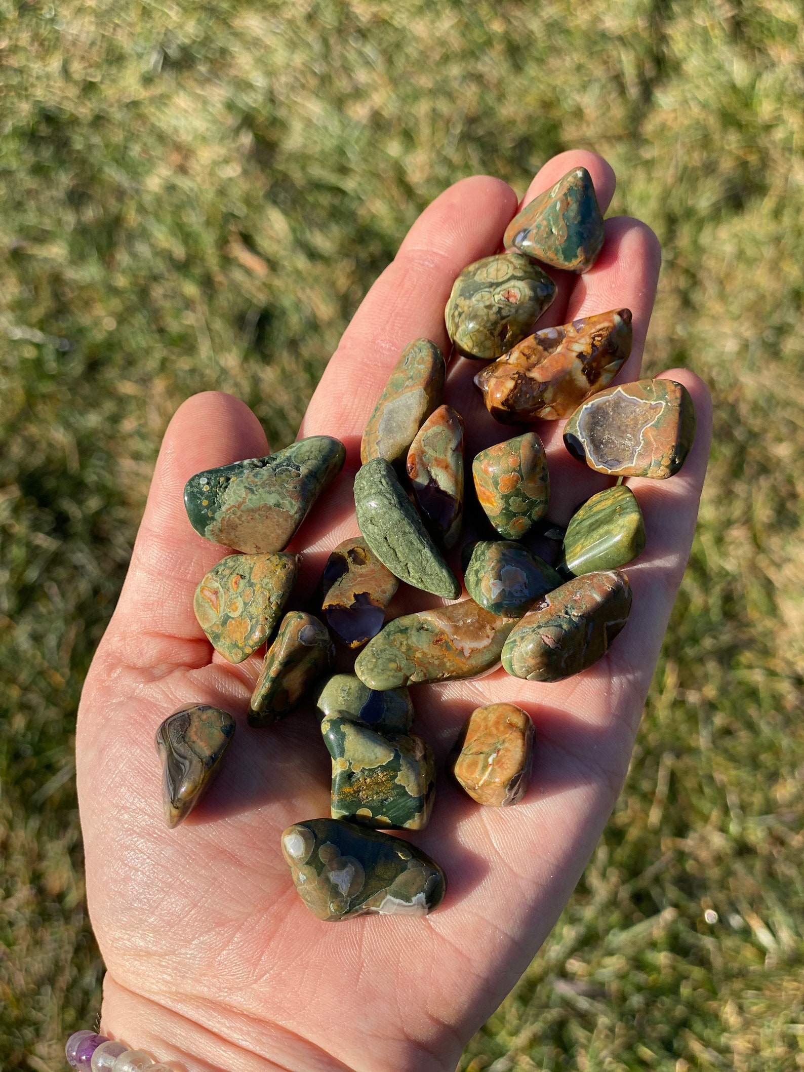 Rhyolite Tumbled Stone Multiple Sizes Available Tumbled - Etsy