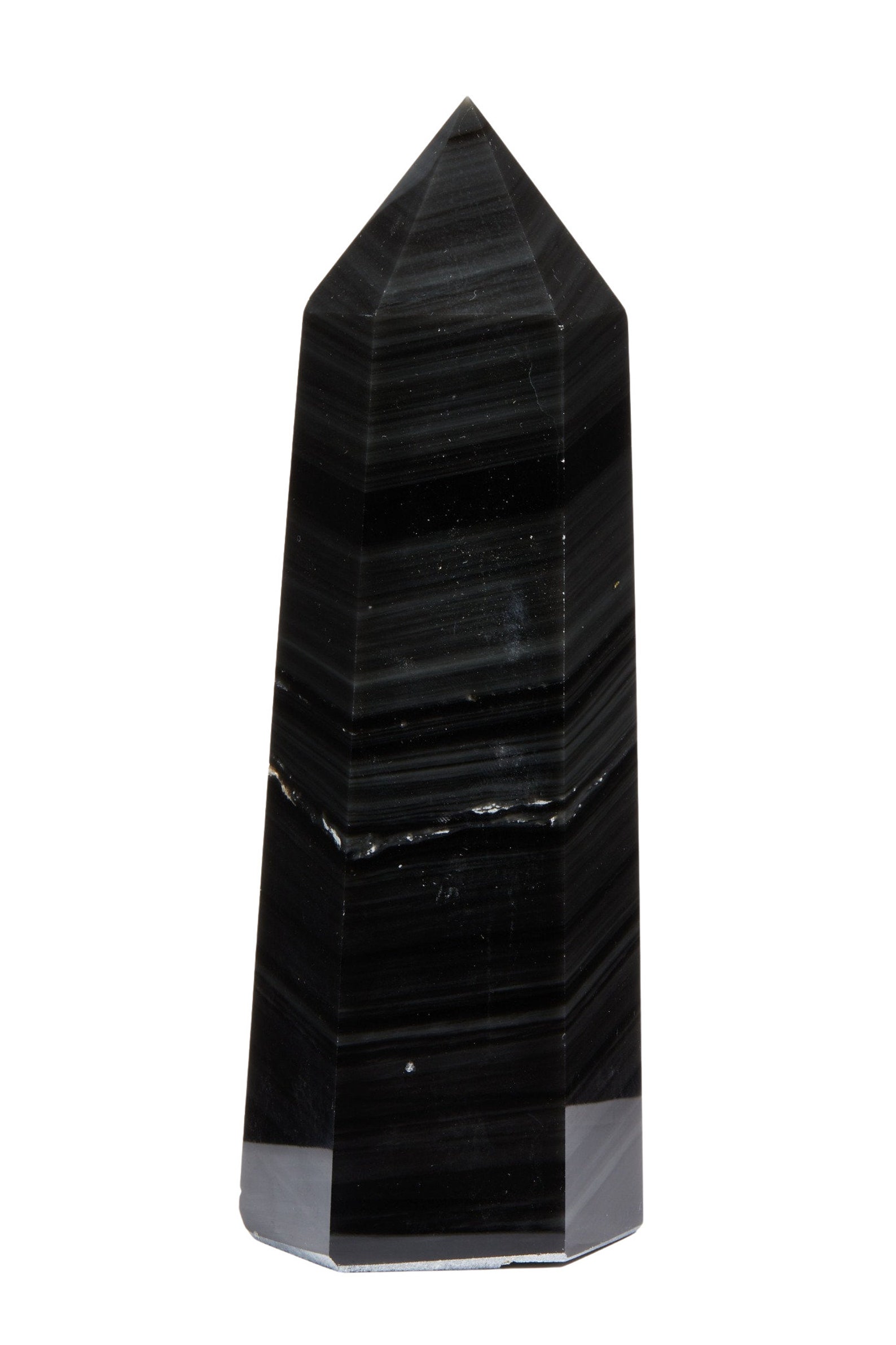 Black Obsidian Stone Point Black Obsidian Crystal Point - Etsy