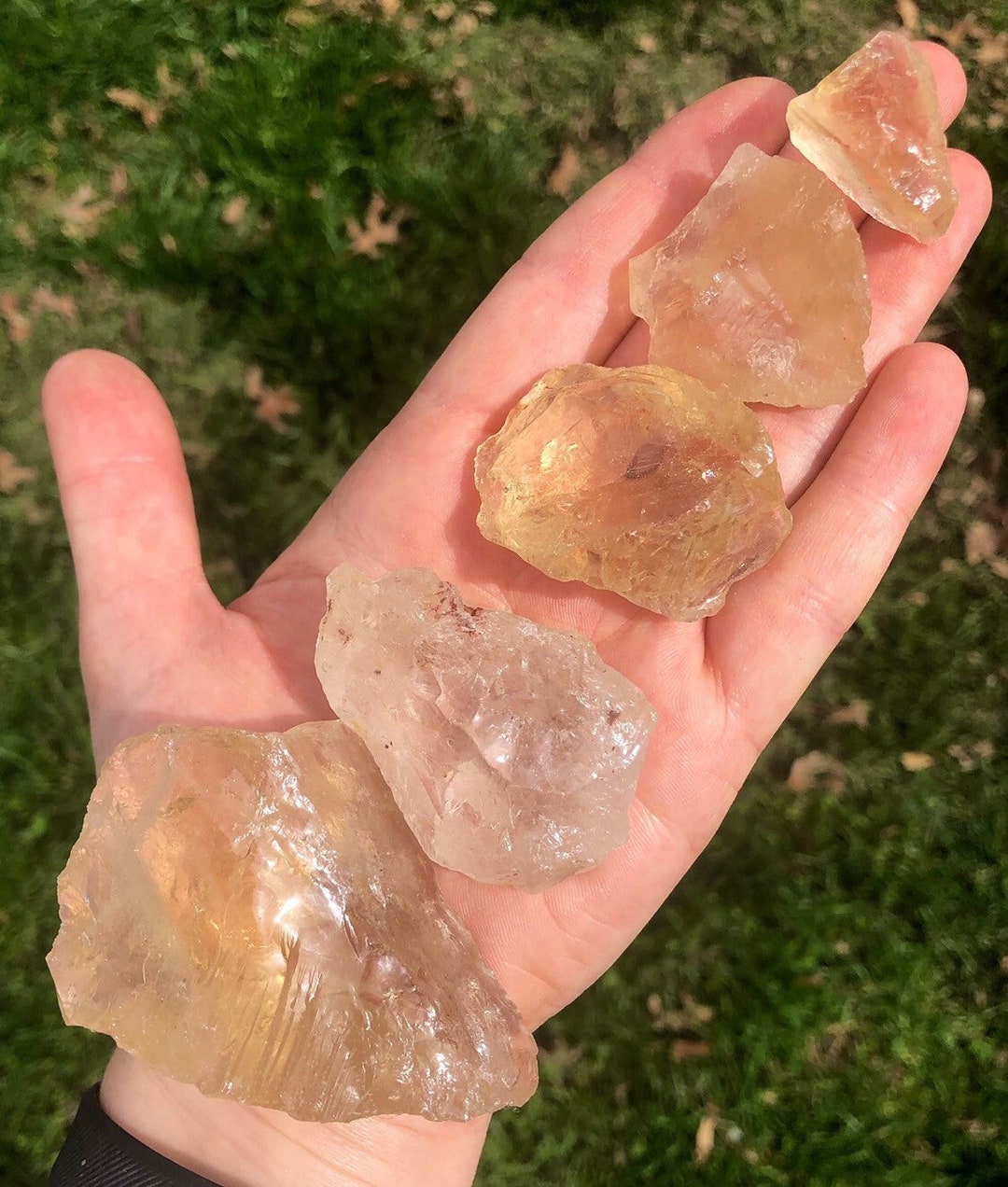 Raw Citrine Stone - Natural Citrine Crystal - Untreated Natural Citrine - Raw Citrine Crystal ...