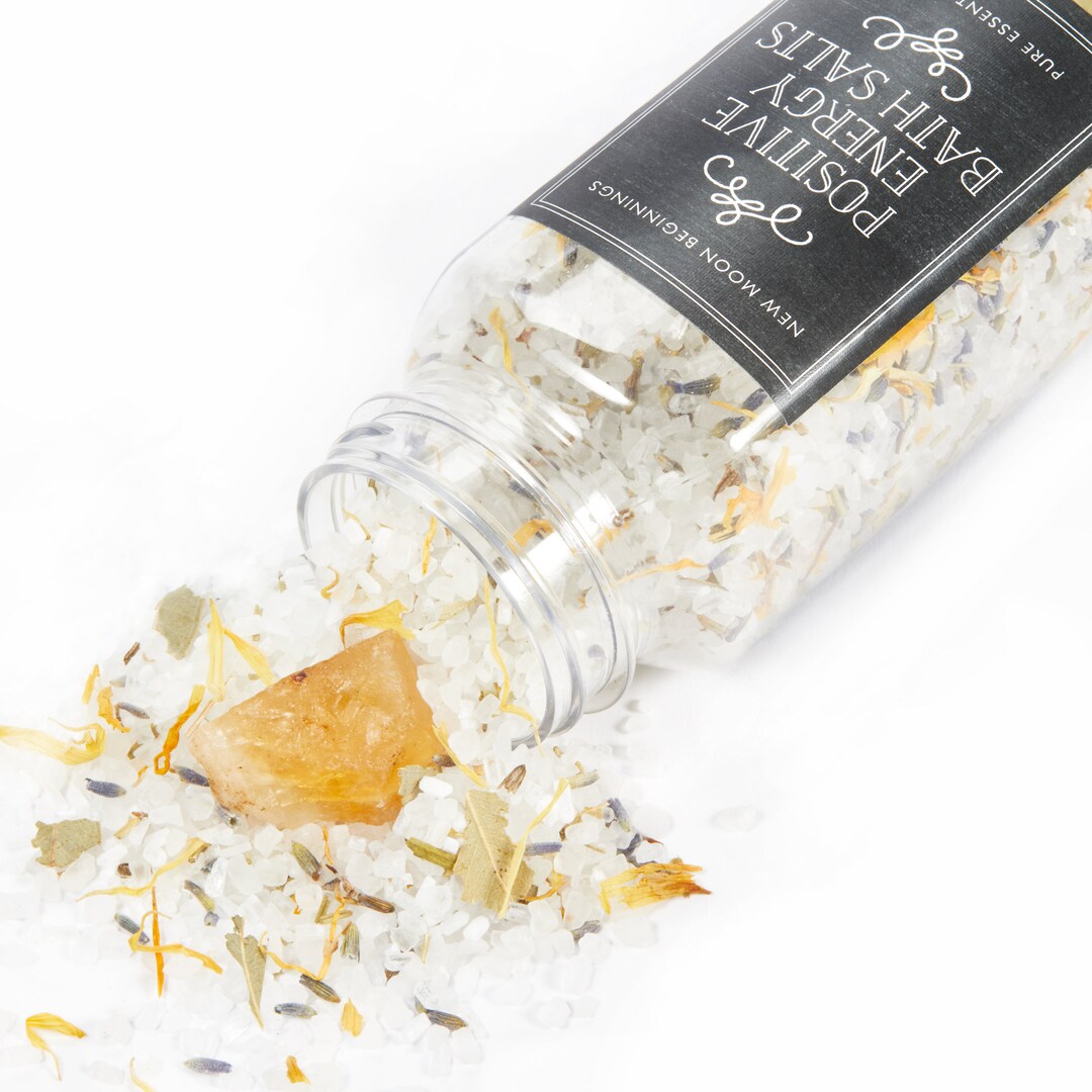 Positive Energy Bath Salts - Essential Oils - Sea Salt Bath Salt - Self ...