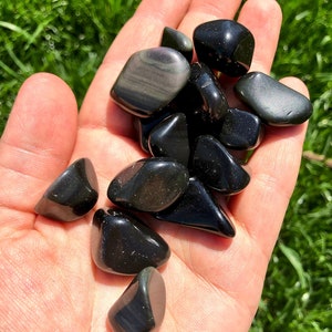 Rainbow Obsidian Tumbled Stones - Multiple Sizes Available - Tumbled ...