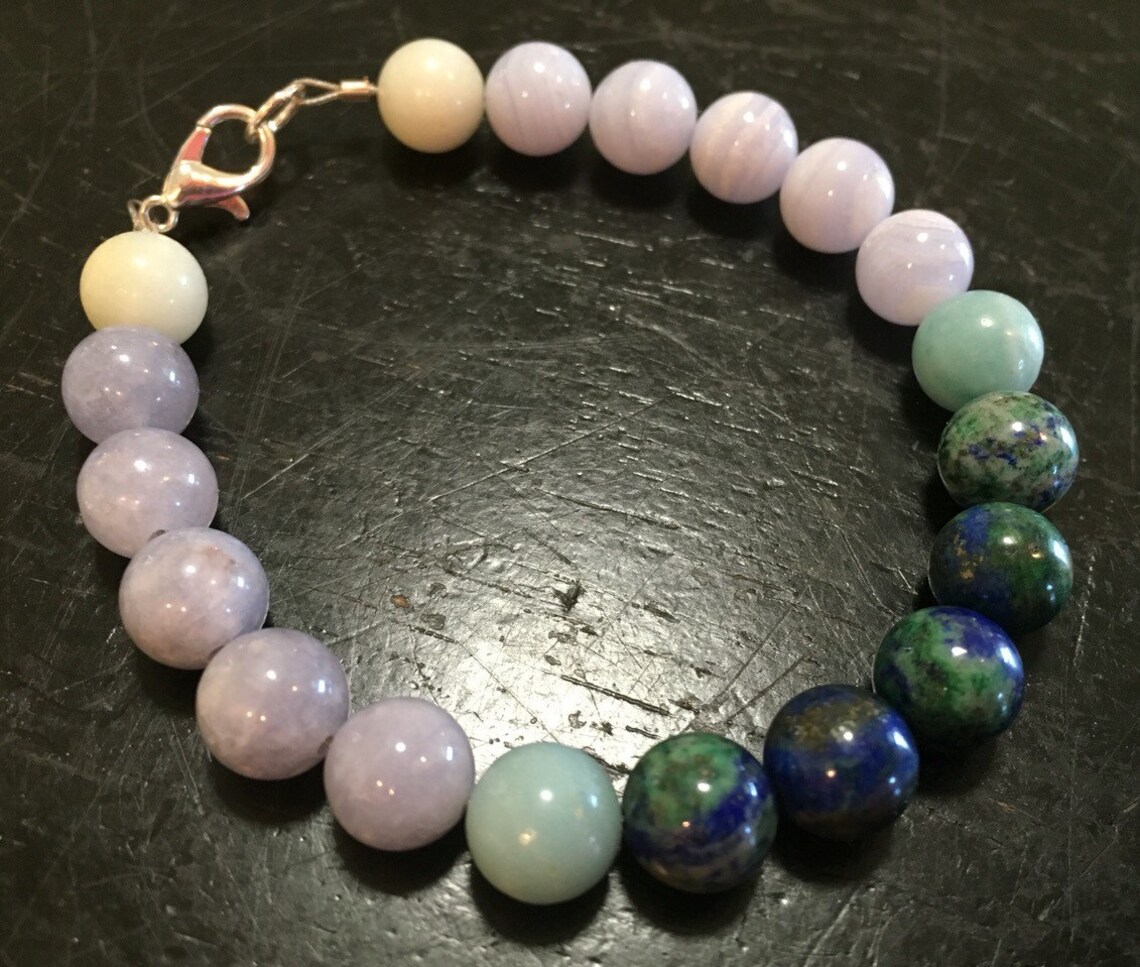 Water Element Bracelet - Calming Peaceful Love - Crystal Bracelet ...