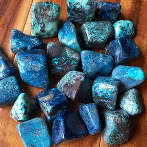Shattuckite Tumbled Stone - Multiple Sizes Available - Tumbled ...
