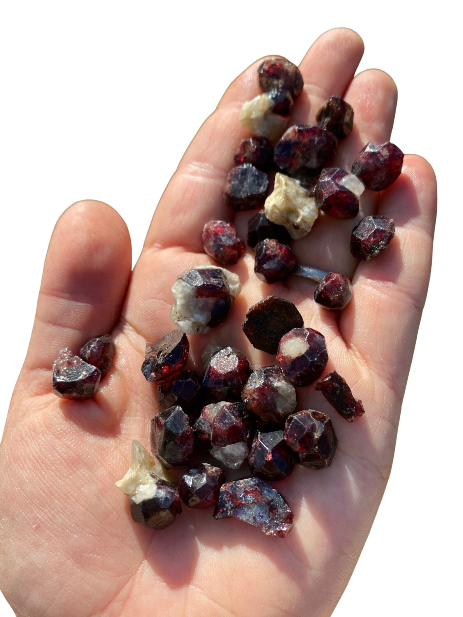 Raw Garnet Chunks A Grade Red Garnet Stone Raw Garnet - Etsy