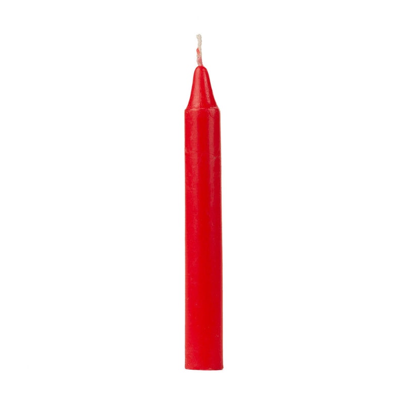Red Candle - Etsy