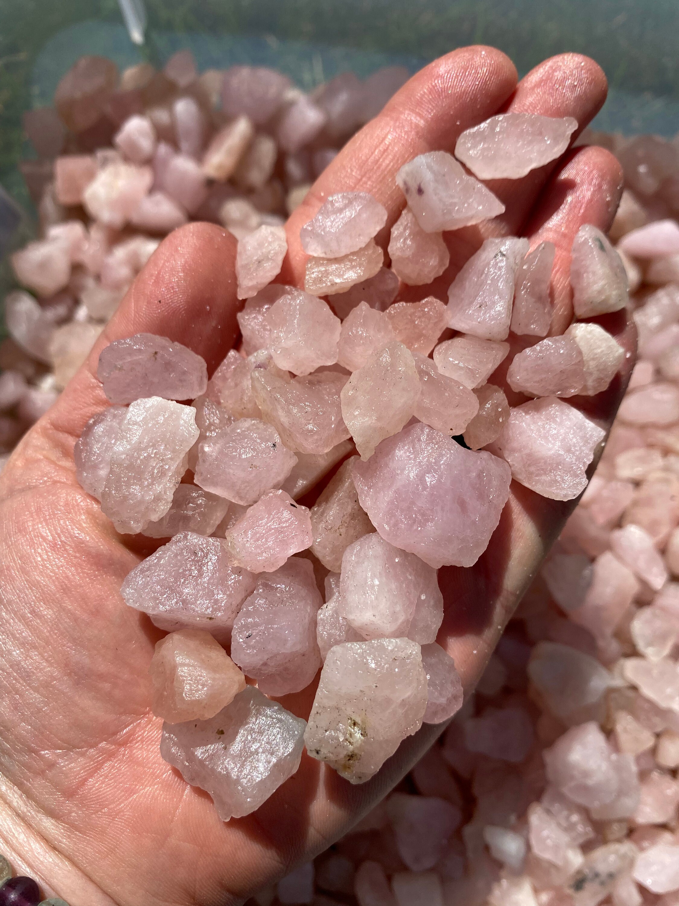 Raw Morganite Stone Pink Morganite Crystal Healing - Etsy