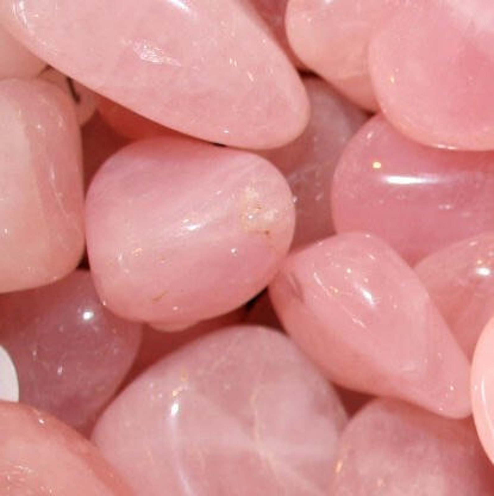 Rose Quartz Tumbled Crystal Multiple Sizes Available - Etsy
