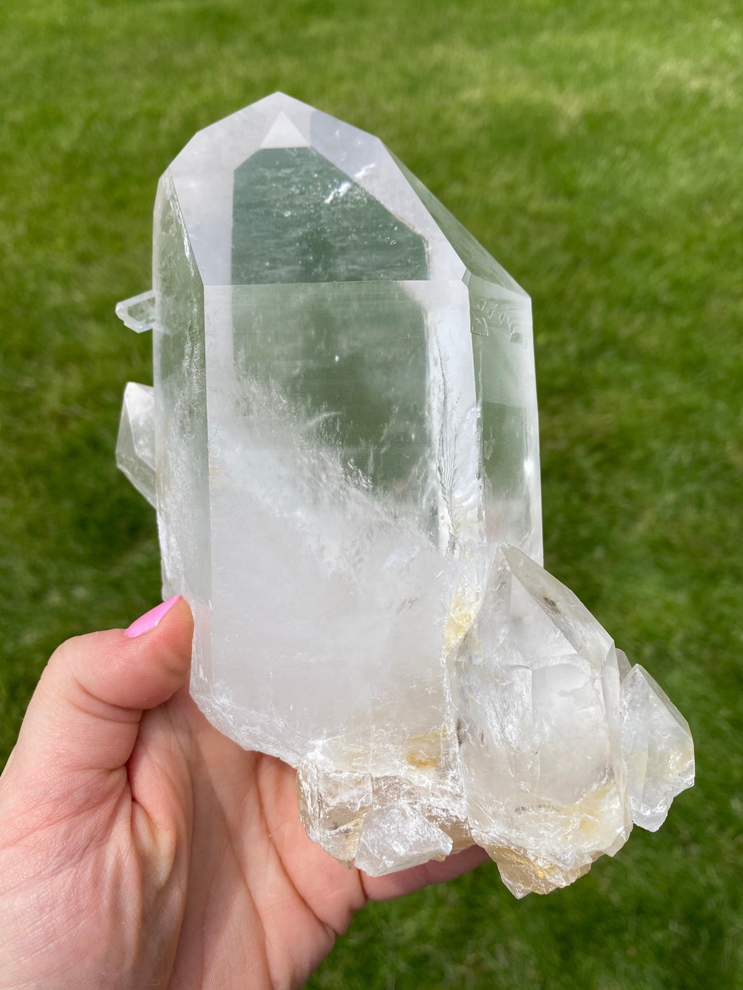 Raw Quartz Crystal Cluster - Large Quartz Cluster - Raw Crystal Quartz ...