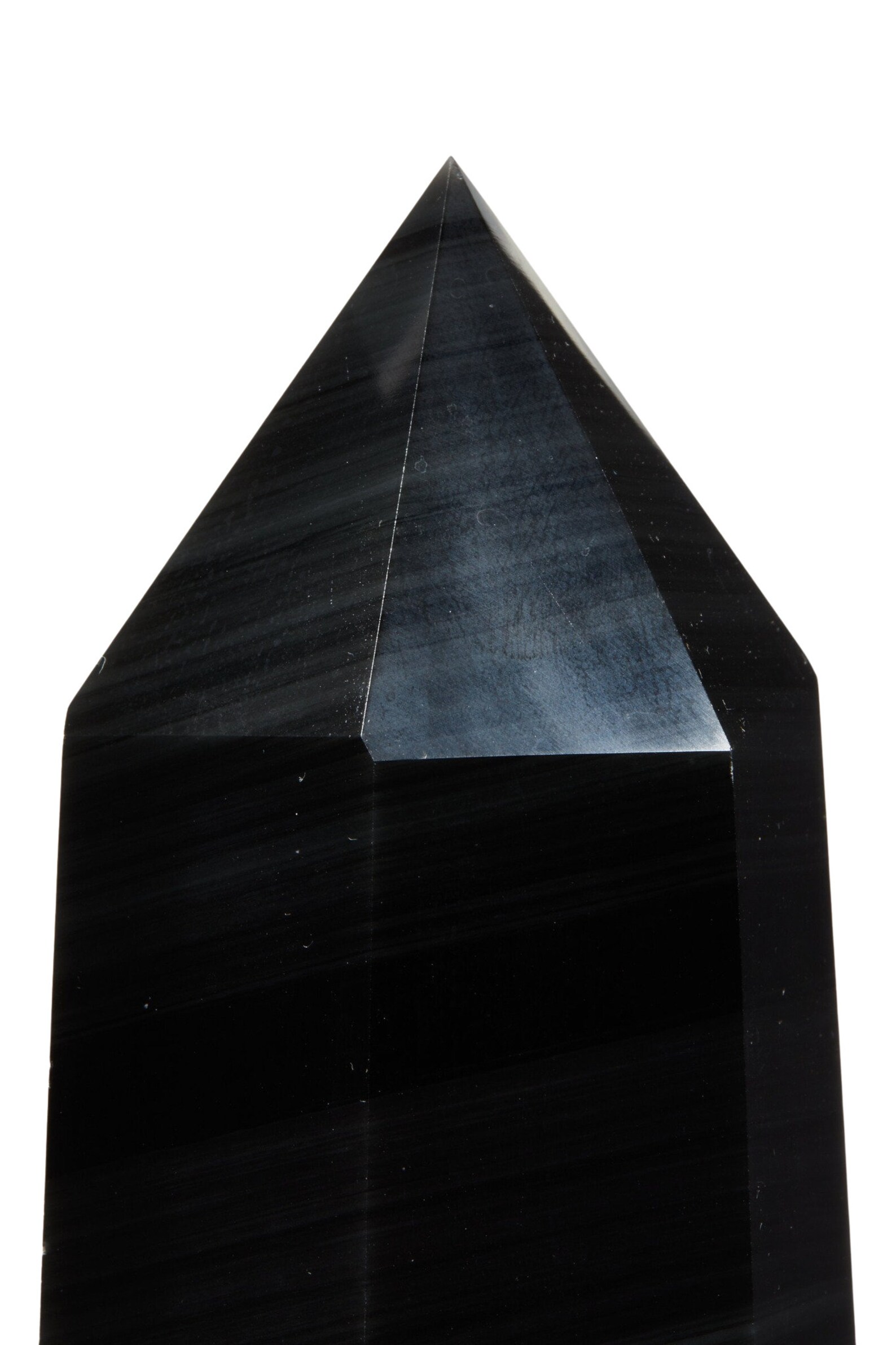 Black Obsidian Stone Point Black Obsidian Crystal Point - Etsy