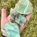 Green Calcite Stone 1 3 Rough Green Calcite Crystal Green Calcite Chunk ...