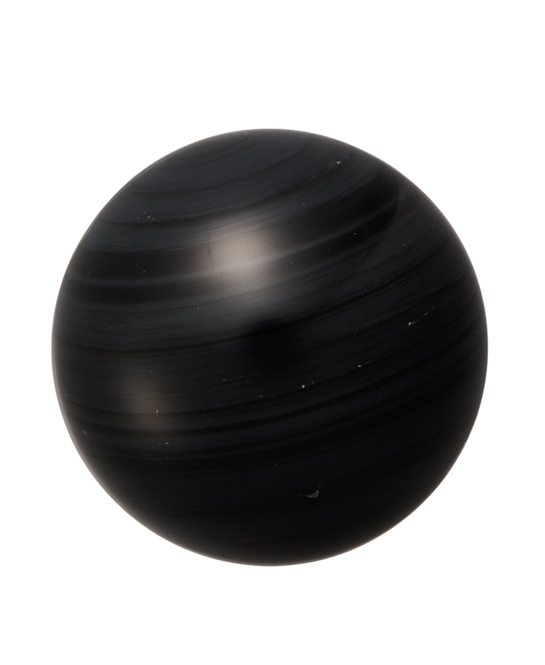 Black Obsidian Sphere - Polished Obsidian Crystal Sphere - Large Black ...