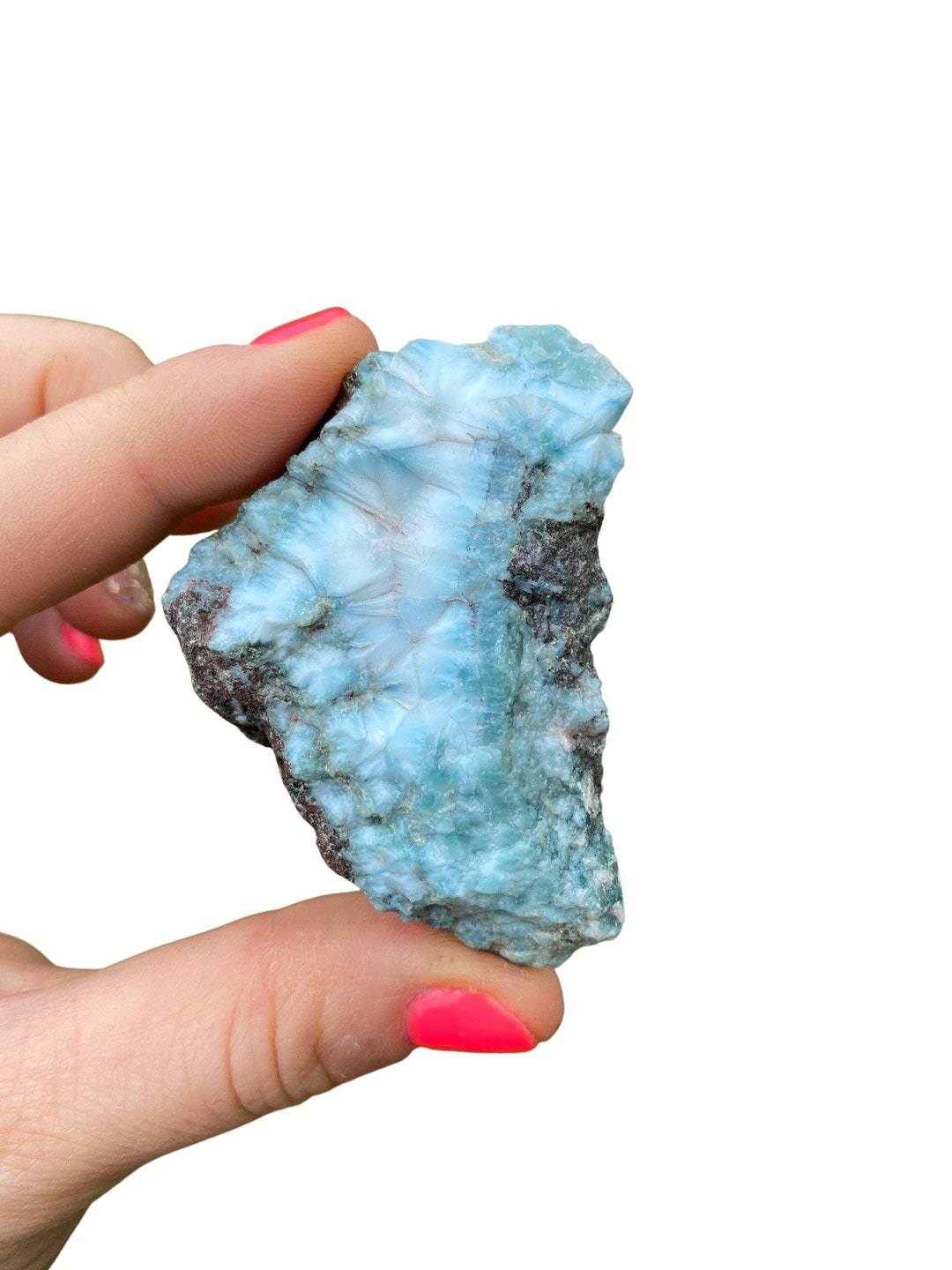 Raw Larimar Stone (0.5" - 3") - Mixed Grade Rough Larimar - Raw Larimar ...