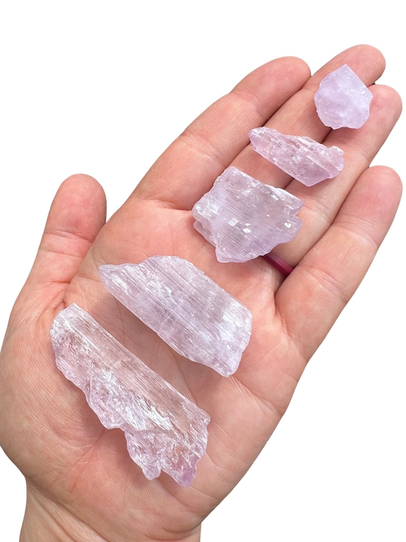 Raw Pink Kunzite Crystal Extra Quality Raw Kunzite Raw - Etsy