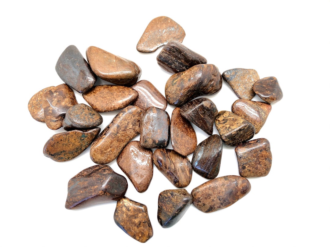 Bronzite Tumbled Stone - Multiple Sizes Available - Tumbled Bronzite ...