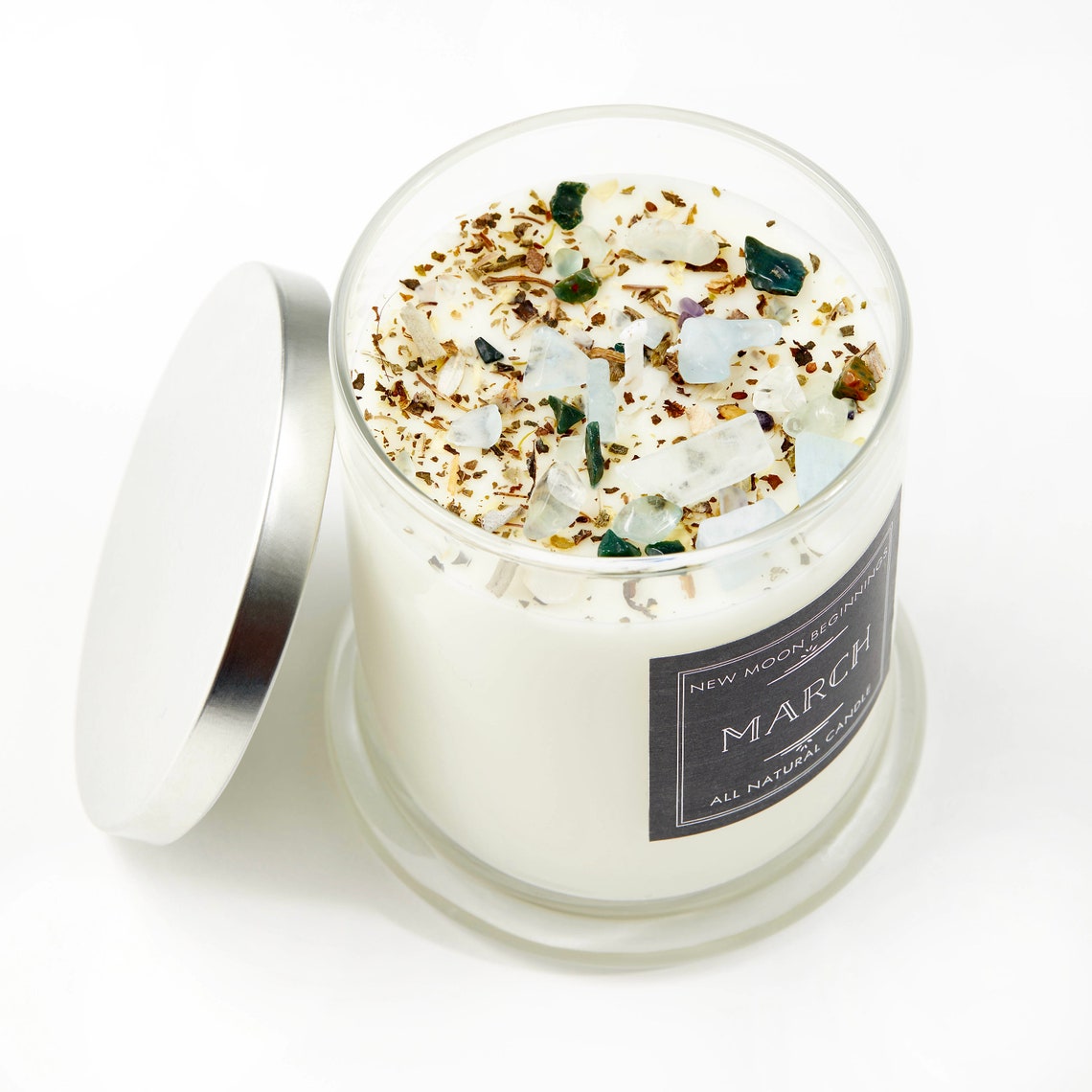 March Candle Handmade Birthstone & Birth Month Candle | Etsy