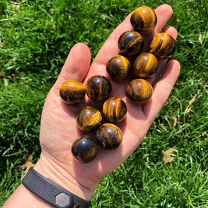 Tigers Eye Crystal Sphere - Tiger Eye Sphere - Solar Plexus Chakra ...