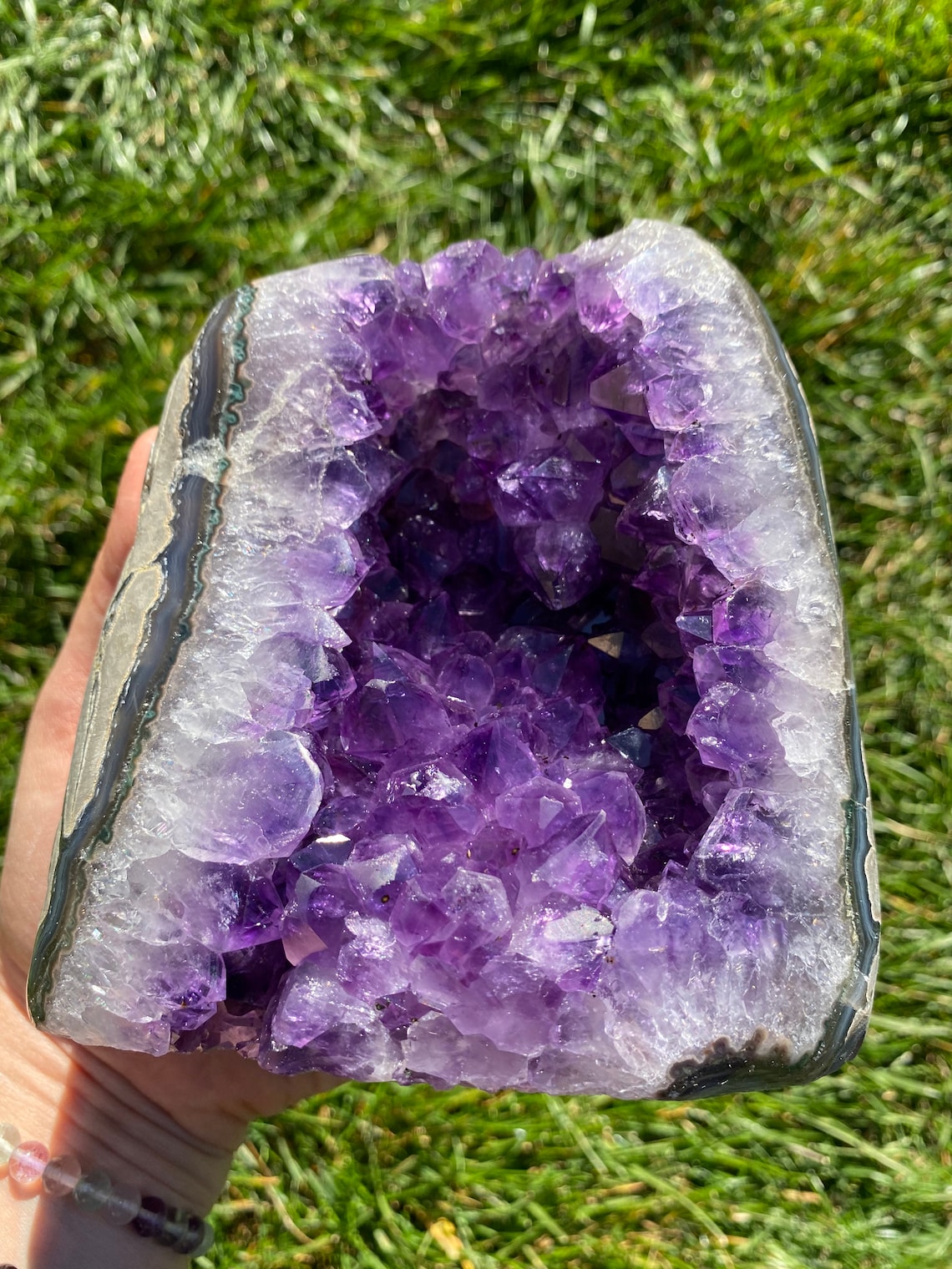 Raw Amethyst Crystal Cluster standing Raw Amethyst Stone | Etsy