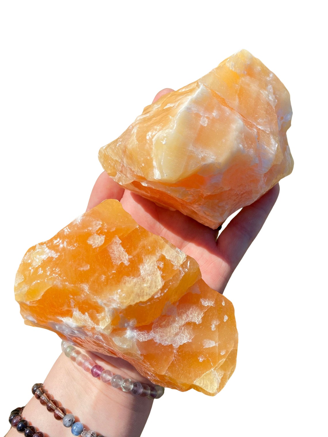 Raw Orange Calcite sizes .5 to 5 Orange | Etsy