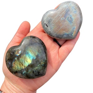 Labradorite Crystal Heart - Labradorite Stone Heart - Crystals and ...