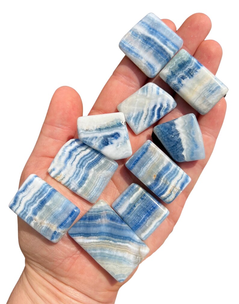 Blue Scheelite Stone Slice 0.75 1.5 Grade AAA - Etsy