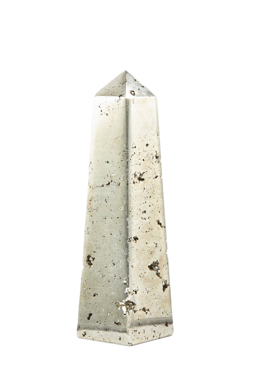 Pyrite Obelisk Pyrite Stone Tower Healing Crystal and Stones Pyrite ...