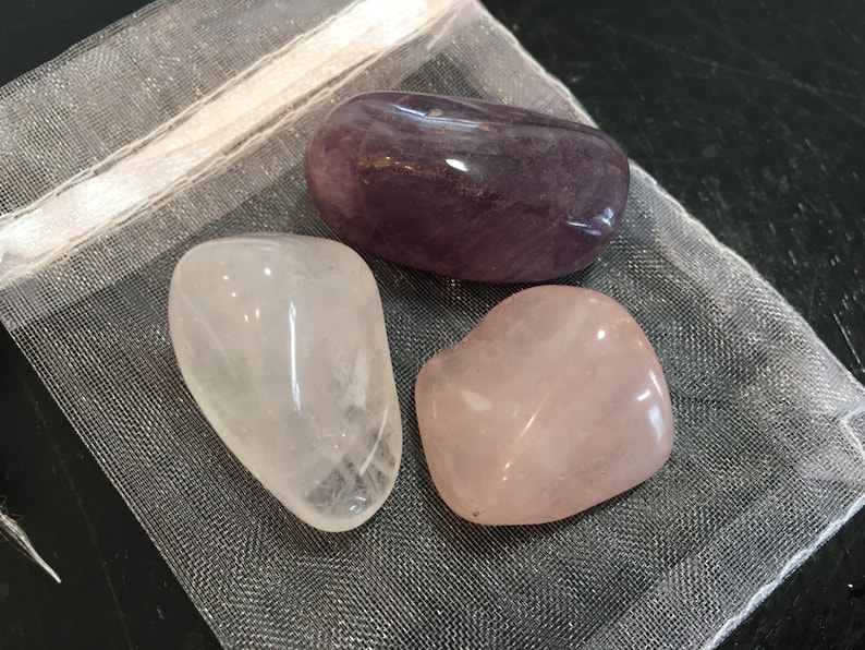Love and Happiness Stone Set Healing Crystals and Stones | Etsy