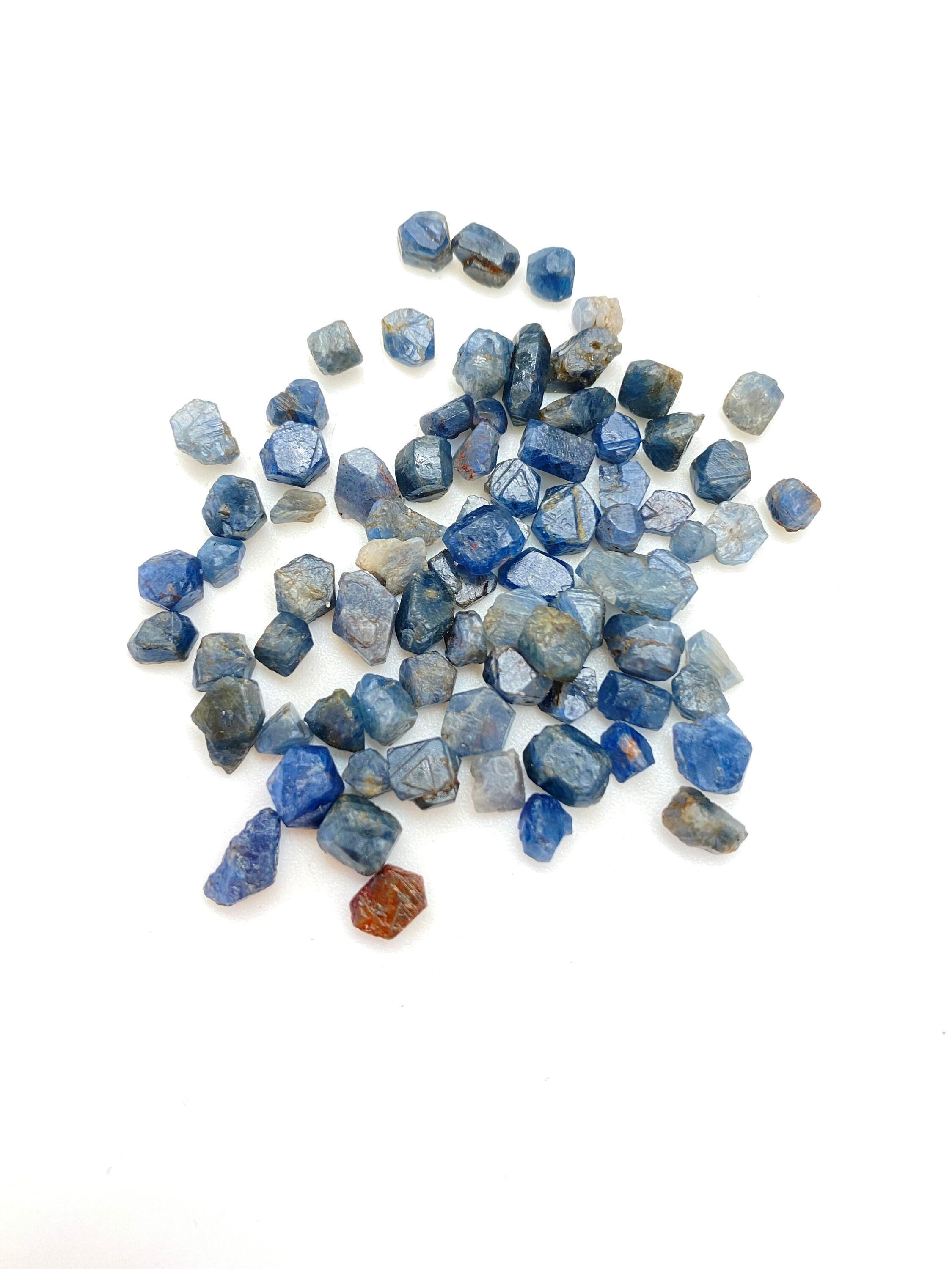 Blue Sapphire Crystal Bottle Blue Sapphire Stone Bottle Etsy