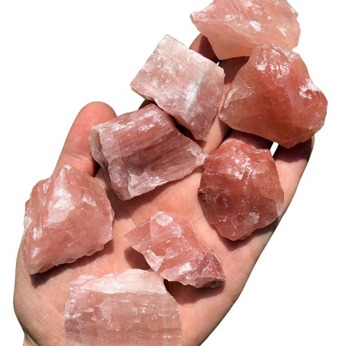 Strawberry Calcite Rough Calcite Raw Red Calcite Crystal - Etsy