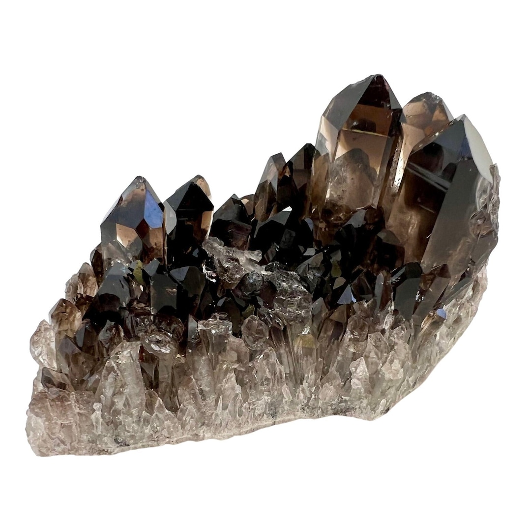 Smoky Quartz Clusters (0.5"-6.5") Extra Quality Rough Smoky Quartz Crystal Clusters - Raw Smoky ...