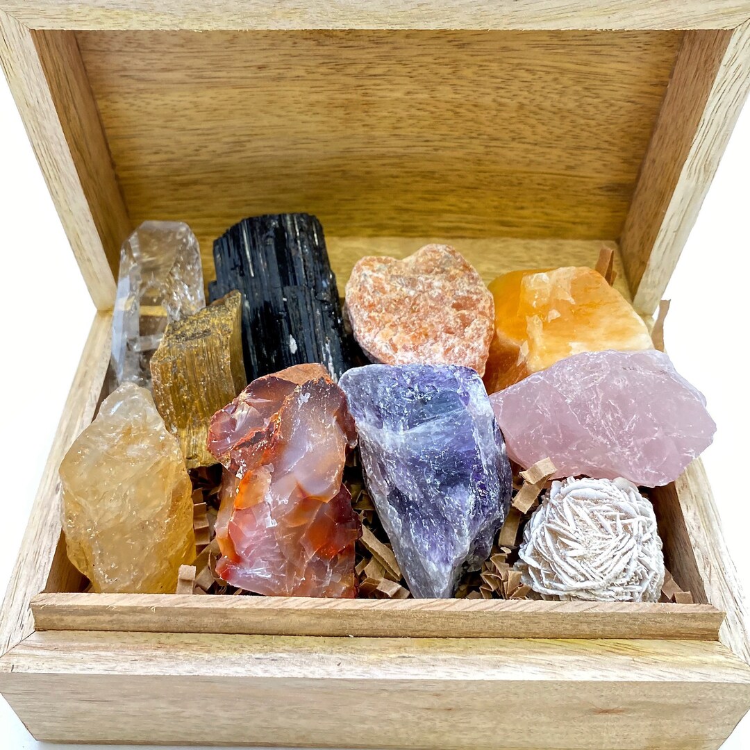 Positive Energy & Confidence Crystal Set - Crystals and Stones Set ...