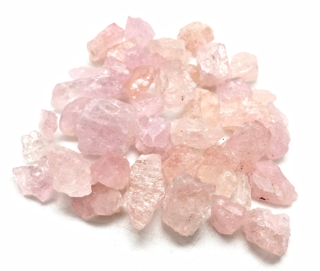 Raw Morganite Stone - Pink Morganite Crystal - Natural Pink Morganite ...