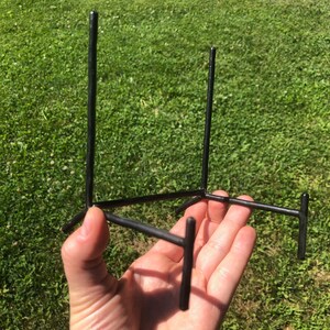 Metal Stand Agate Stand Medium Size Crystal and Stone | Etsy