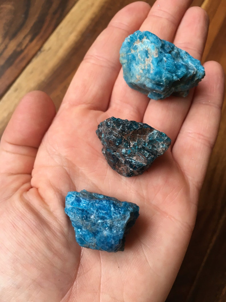 Raw Apatite Crystal Blue Apatite Natural Apatite apatite | Etsy
