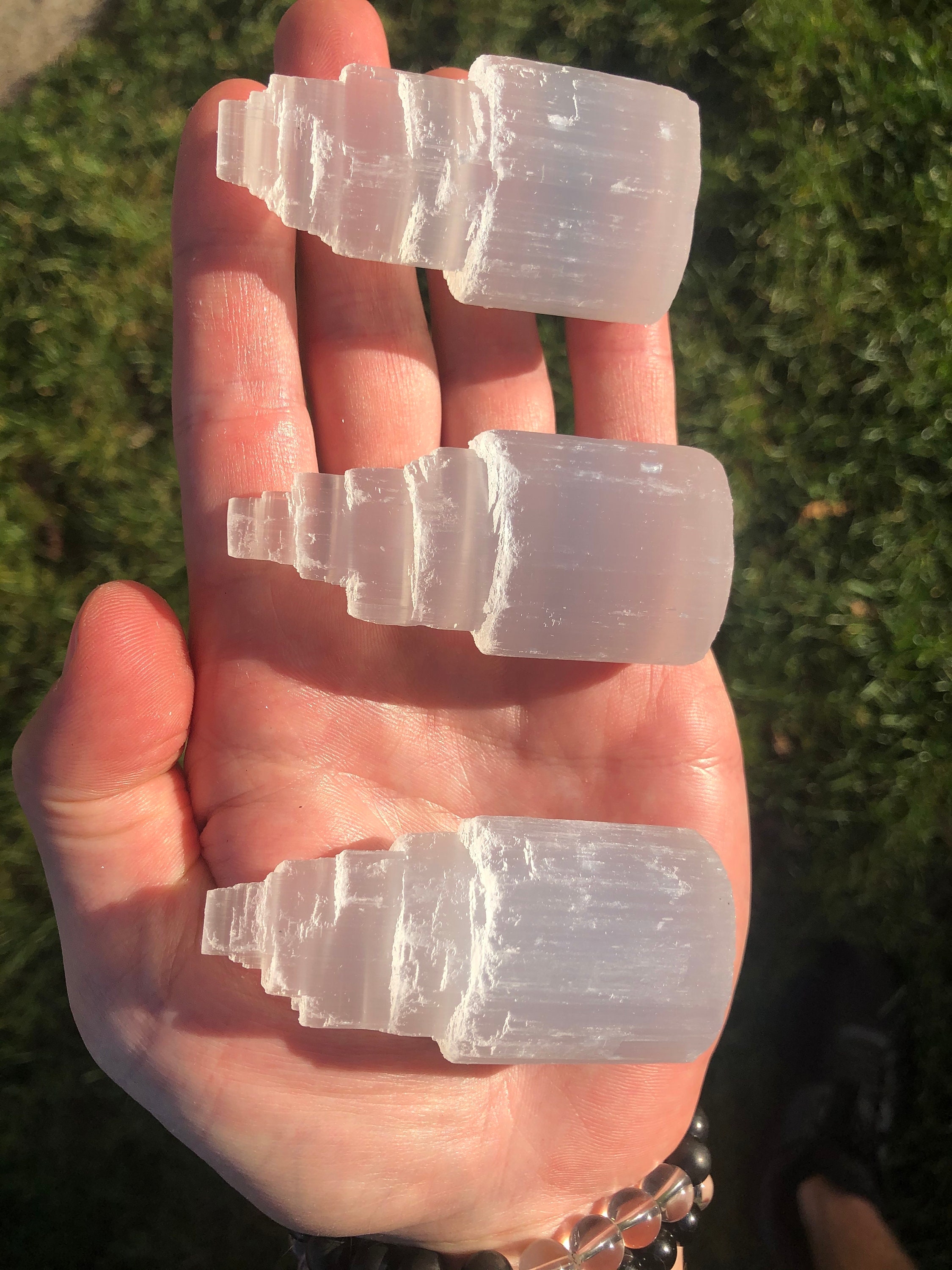 Selenite Raw Selenite Tower 2.5 Selenite Crystal - Etsy