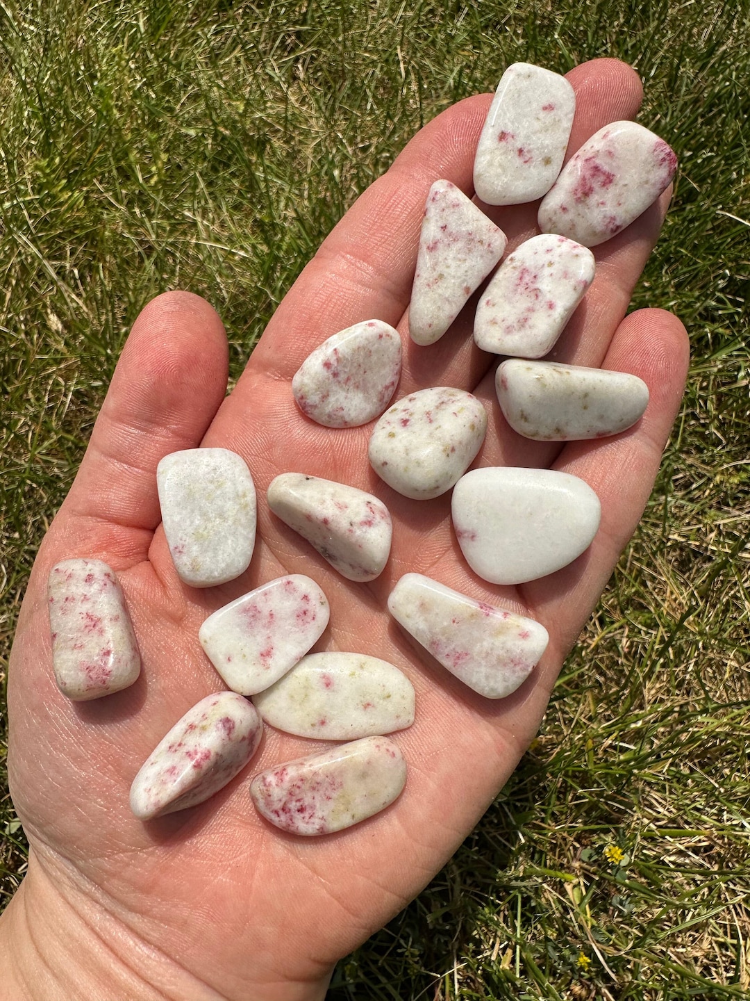 Tumbled Cinnabar - Polished Cinnabar Crystal - Cinnabar in Quartz ...