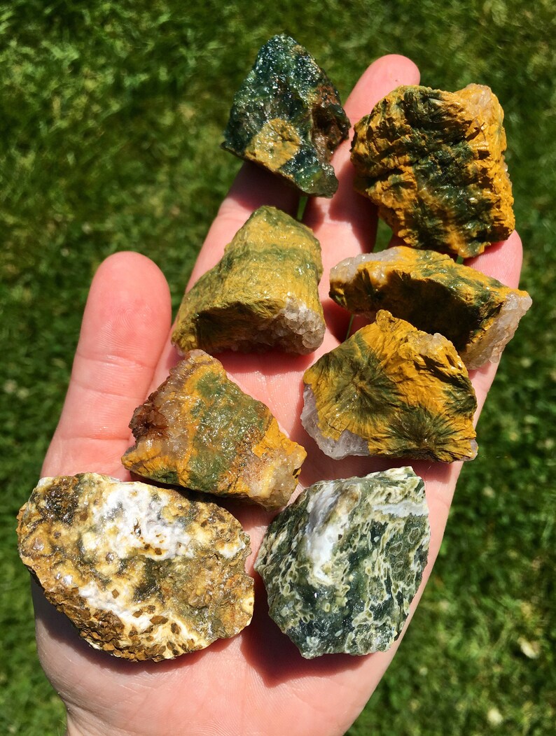 Raw Ocean Jasper Stone Raw Stones Orbicular Jasper | Etsy