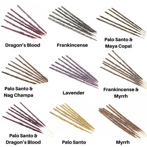 Handmade Incense Sticks (6) - Multiple Scents to Choose From! - Herbal ...