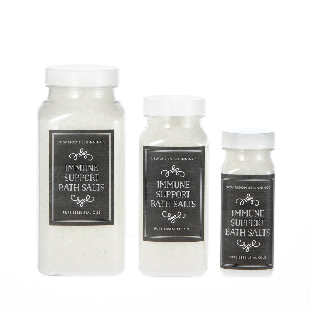 Immune Support Bath Salt Soak Purifying Bath Salt Cleansing Bath Salts ...
