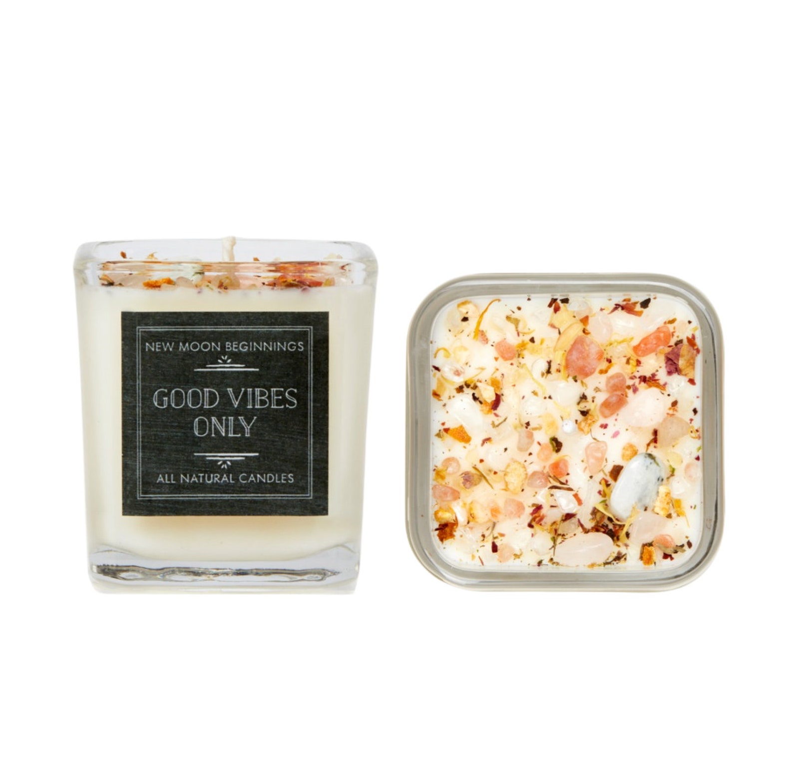 Good Vibes Only Candle Negative Energy Cleansing Soy - Etsy
